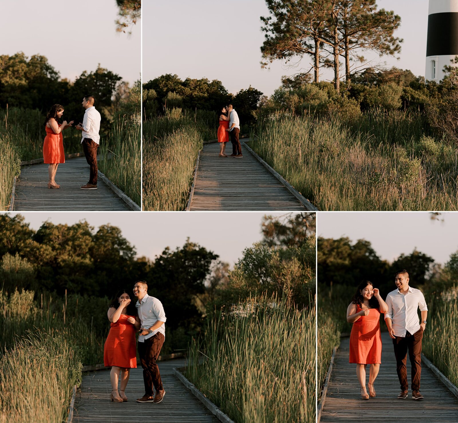 bodie lighthouse proposal with cape hatteras photographer